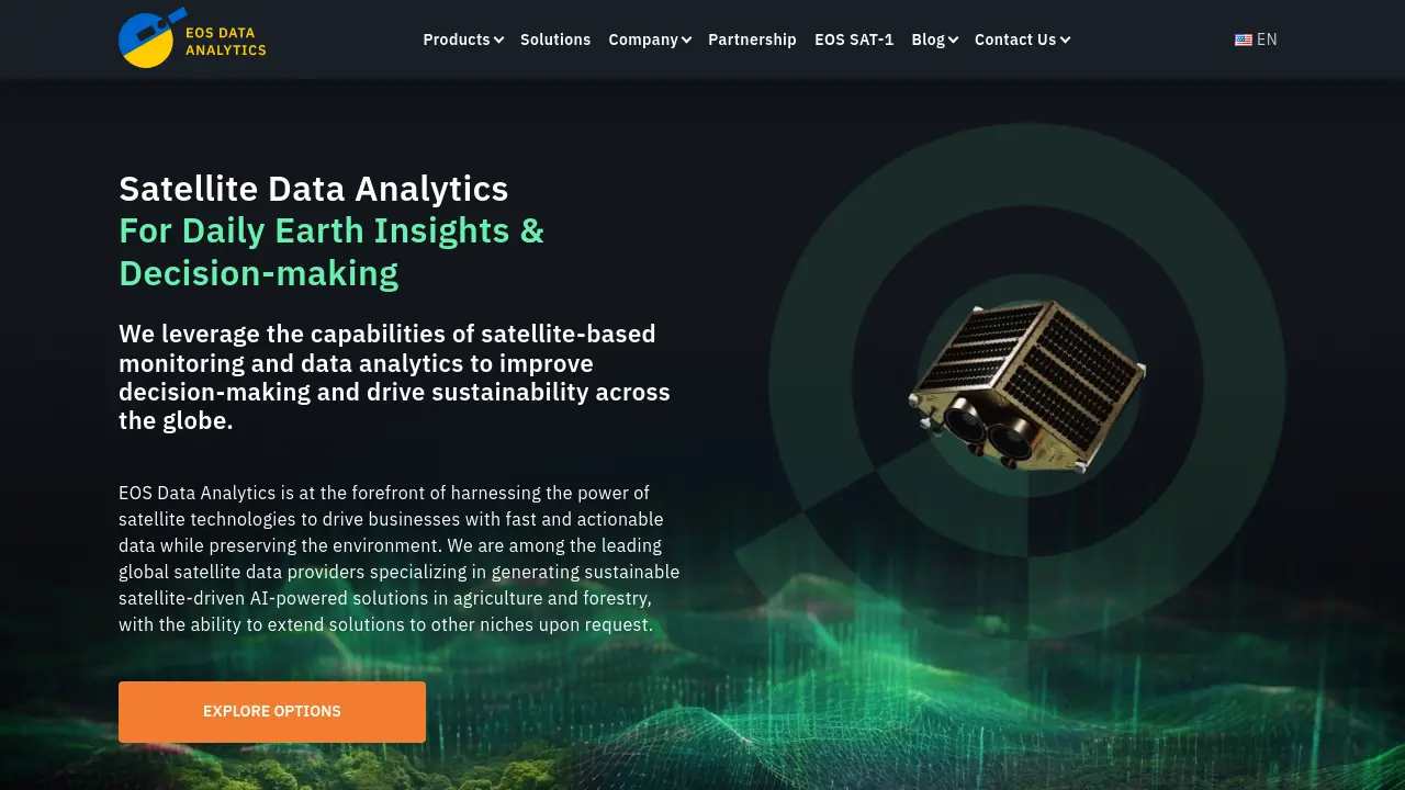 EOS Data Analytics - Satellite Data Analytics For Daily Earth Insights ...