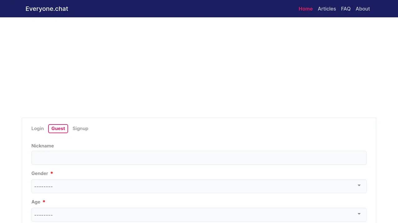 Everyone.chat - Instant Global Online Chat—No Registration Needed