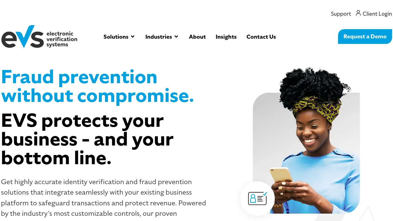 EVS (Electronic Verification Systems) - Comprehensive Identity ...