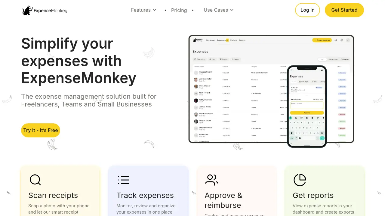 ExpenseMonkey - The expense management solution built for Freelancers ...