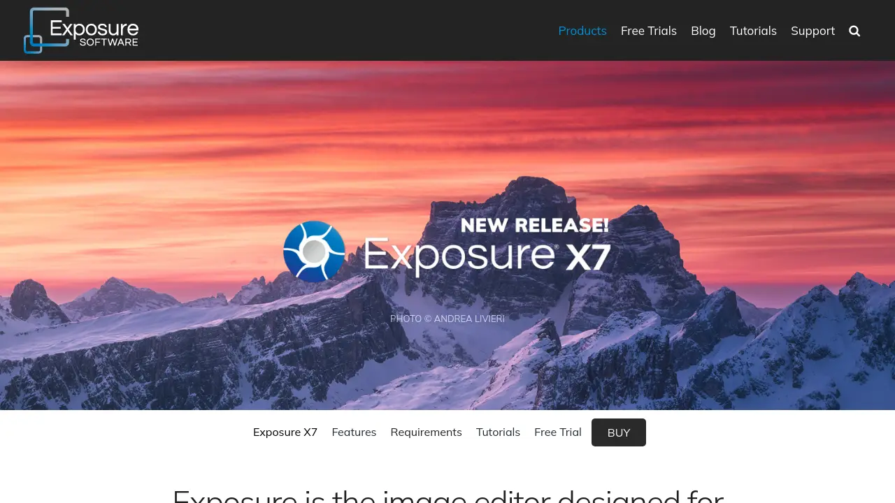 Exposure - The image editor designed for the art of photography.