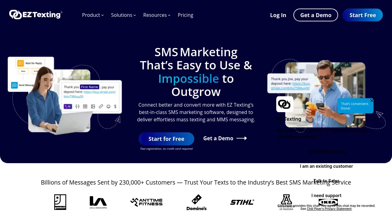 EZ Texting - SMS Marketing That's Easy to Use & Impossible to Outgrow
