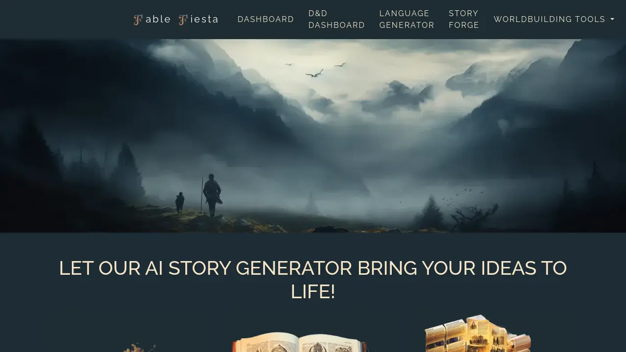 Fable Fiesta - AI Story Generator & Creative Writing Assistant