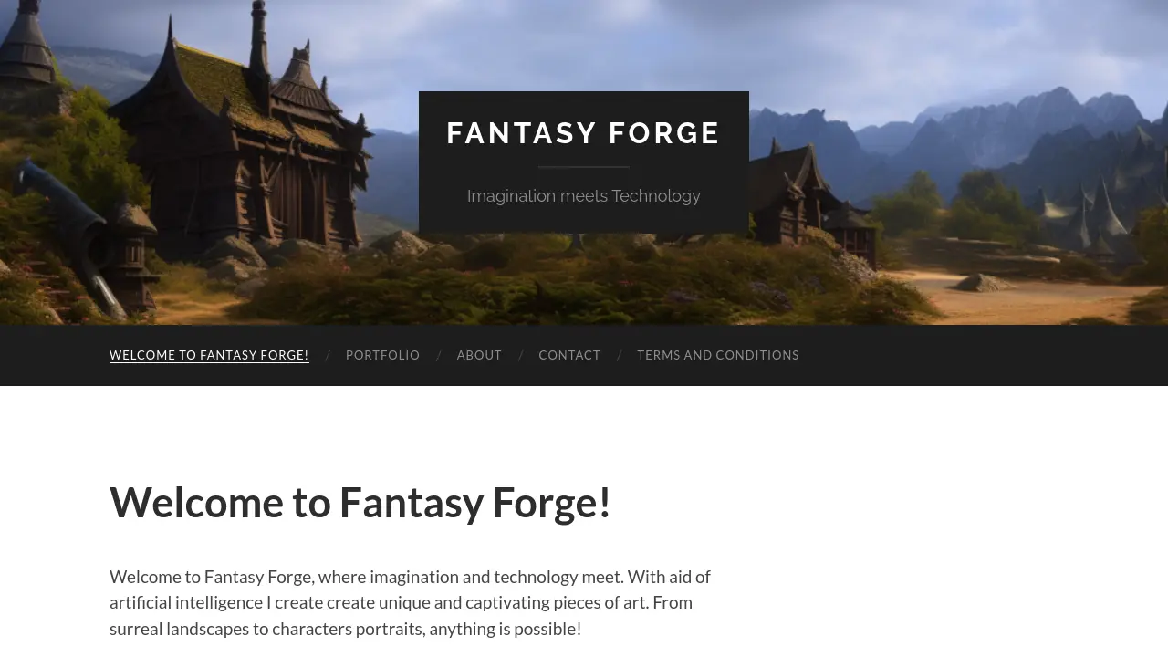 Fantasy Forge - Imagination meets Technology