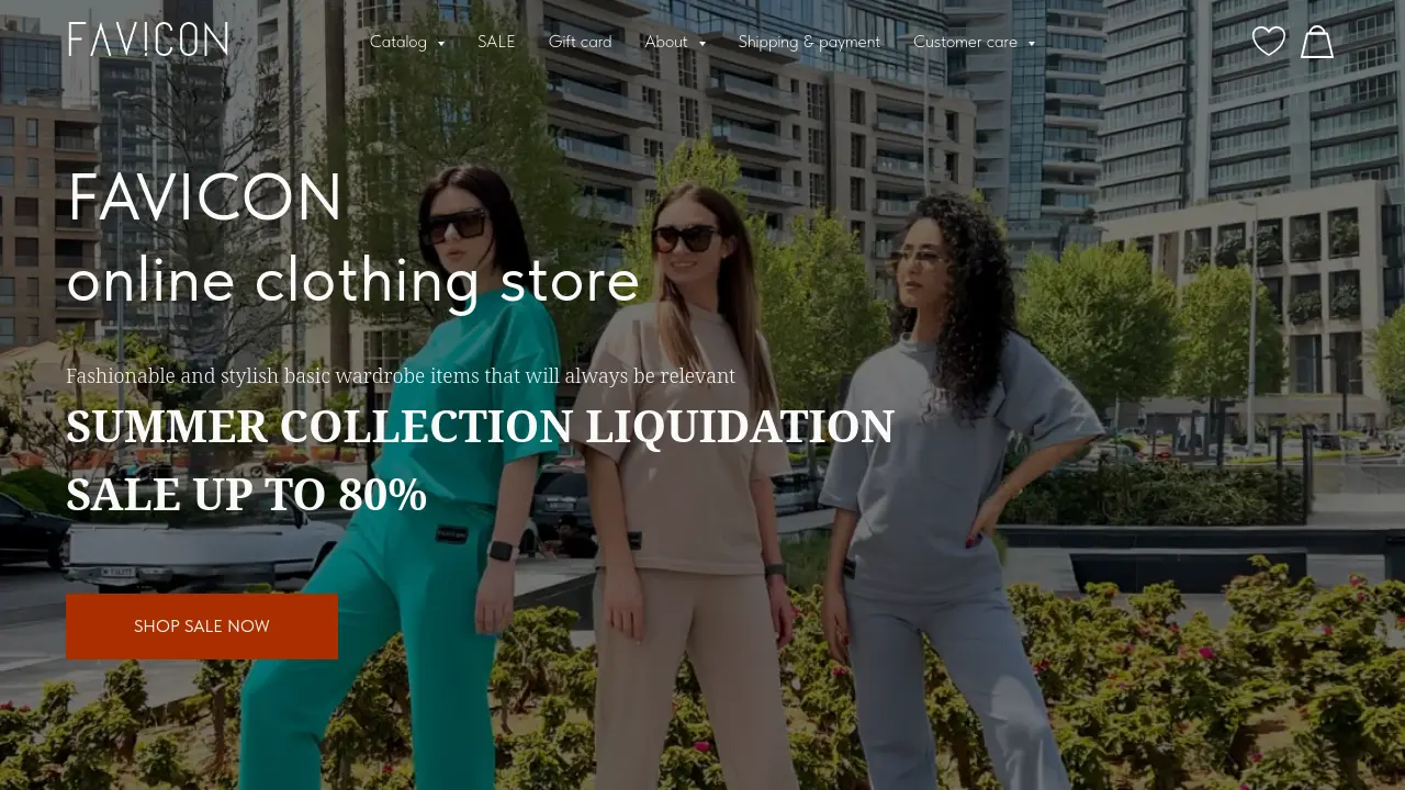 Favicon - Online clothing store for the whole family
