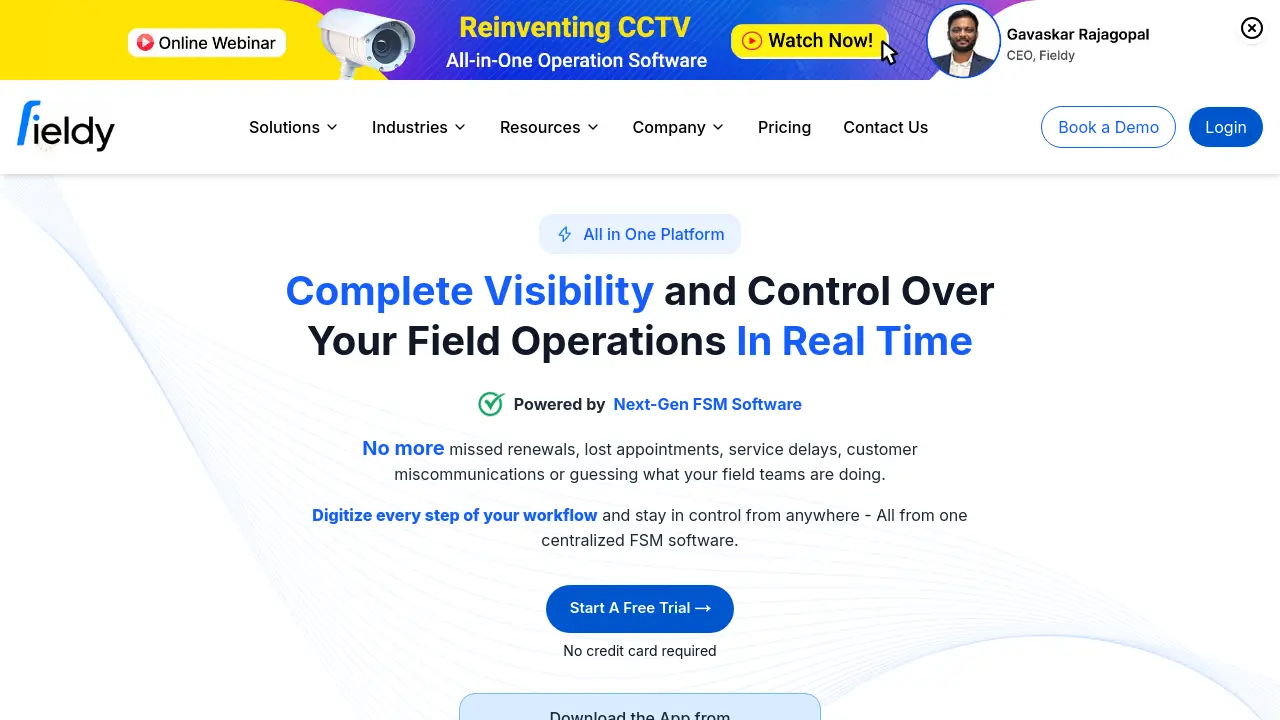 Fieldy - Complete Visibility and Control Over Your Field Operations In ...