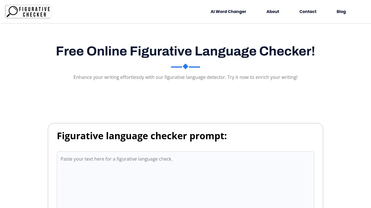 Figurative Checker - Free Online Figurative Language Checker to Enhance ...