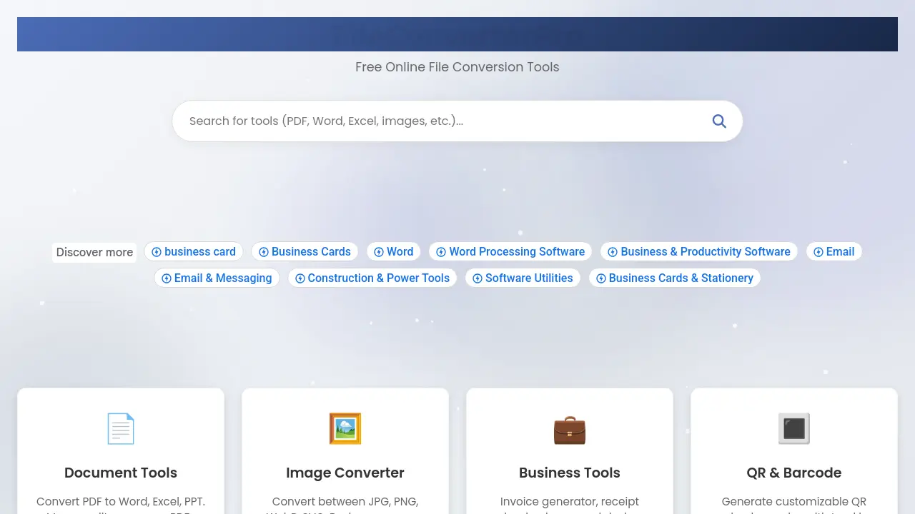 FileConverterPro - Free Online File Conversion Tools for All Your Needs