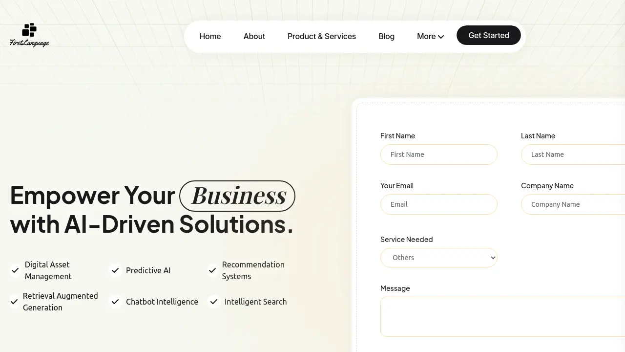 First Language Technologies - Empowering Businesses with Advanced AI ...