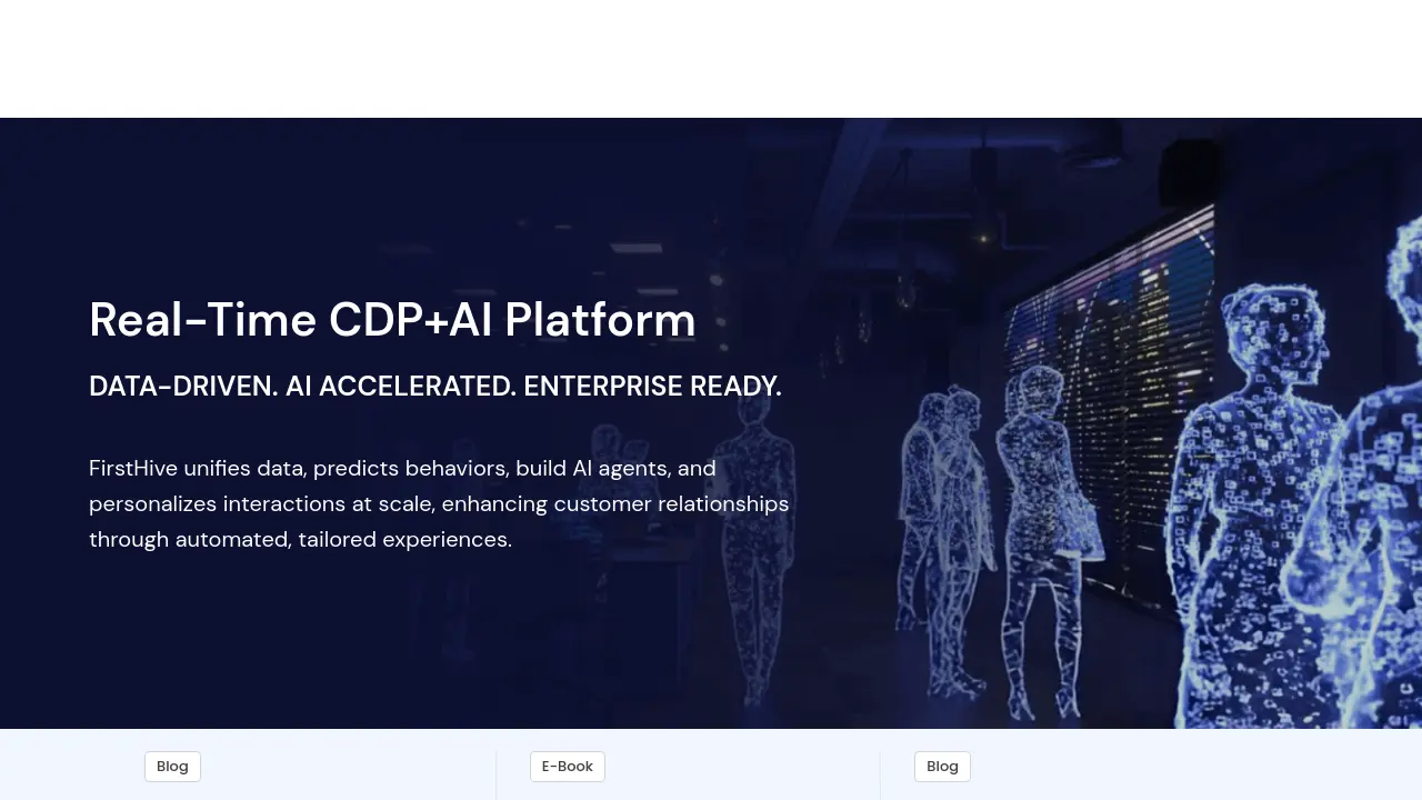 FirstHive - Real-Time CDP+AI Platform: Data-Driven. AI Accelerated ...