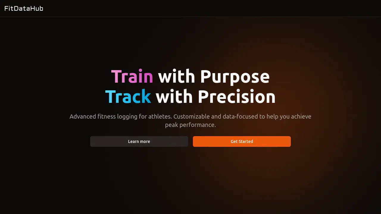 Fit Data Hub - Advanced, Customizable Fitness Logging for Athletes