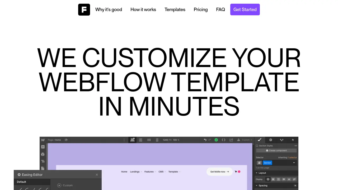 FixFlow - Webflow Template Customization in Minutes