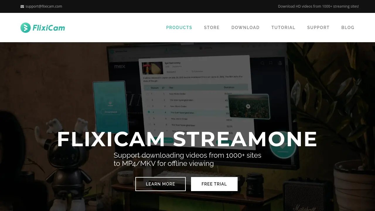 FlixiCam - Download Streaming Videos for Offline Viewing in HD Quality