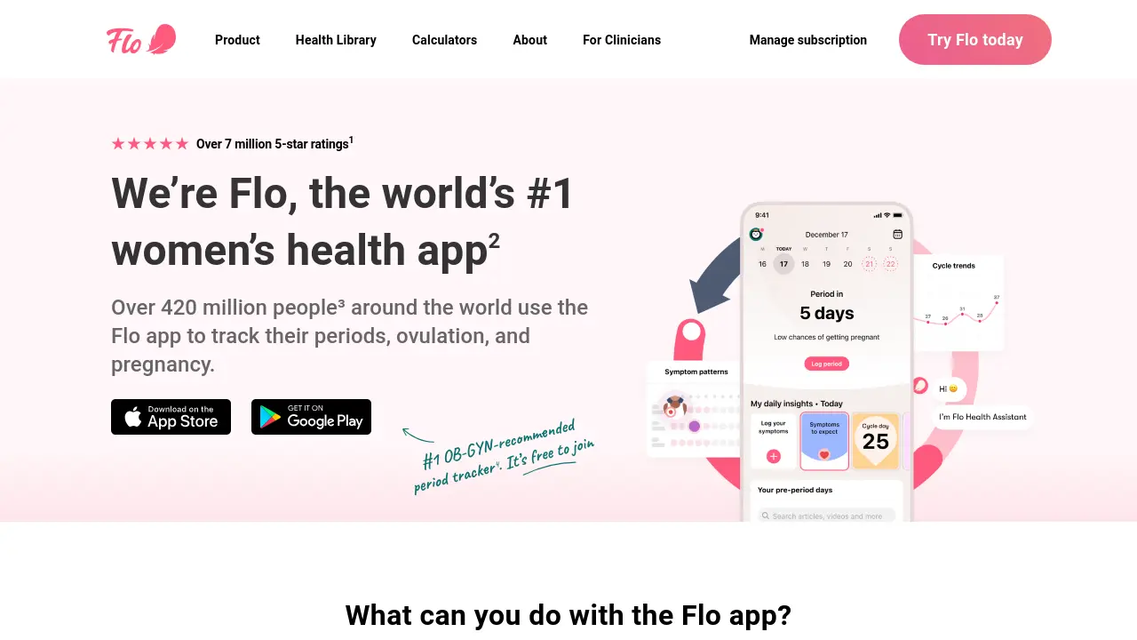 Flo - The world's #1 women's health app