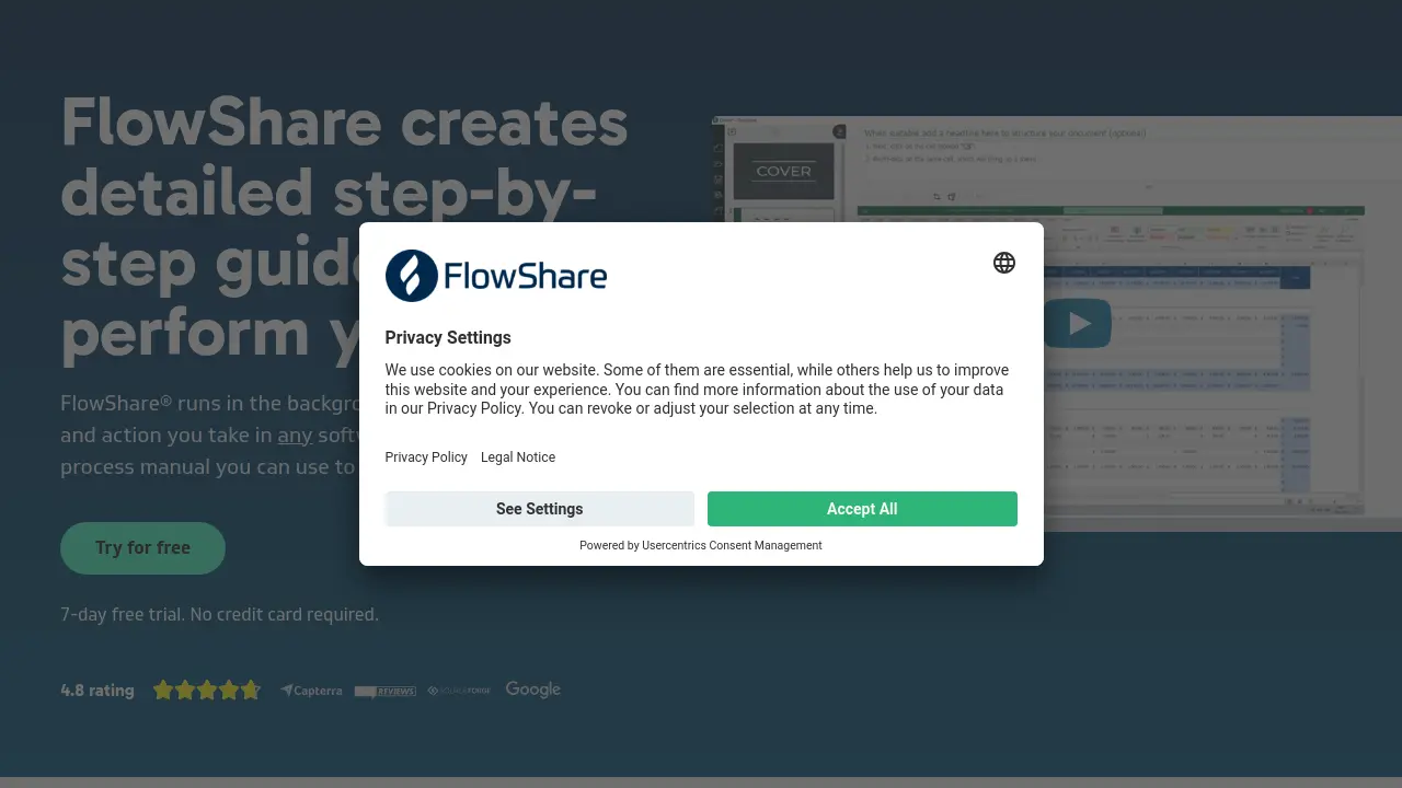 FlowShare - Create detailed step-by-step guides automatically as you work.
