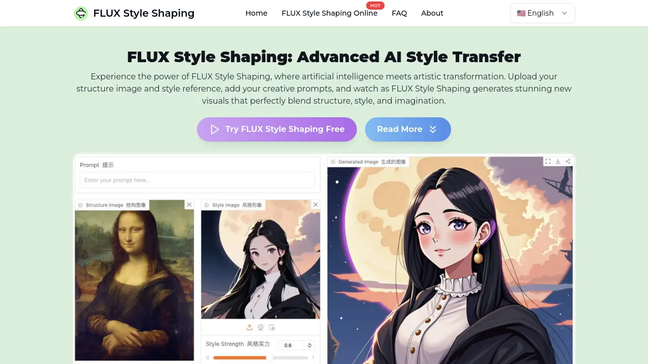 FLUX Style Shaping - Advanced AI Style Transfer for Artistic Transformation