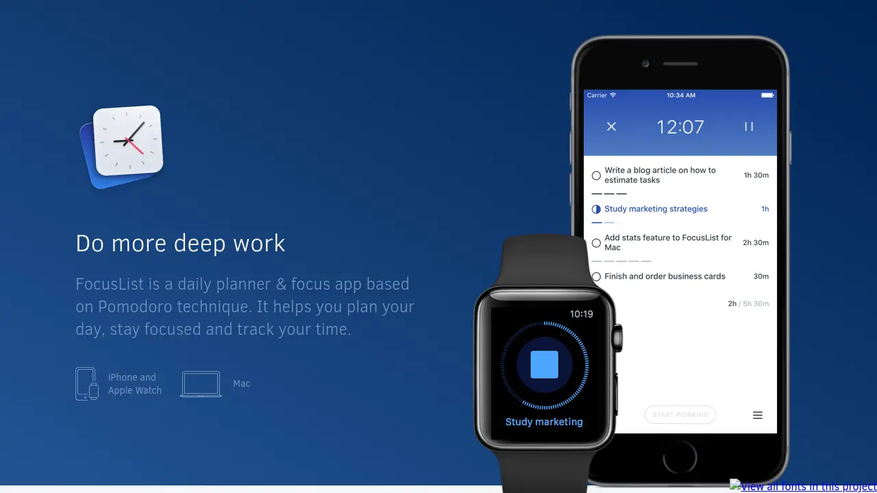 FocusList - Do more deep work with a daily planner & focus app based on ...