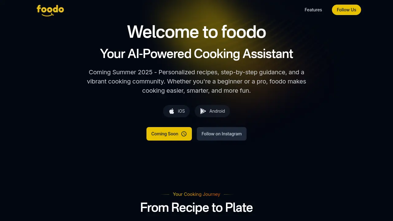 foodo - Your AI-Powered Cooking Assistant