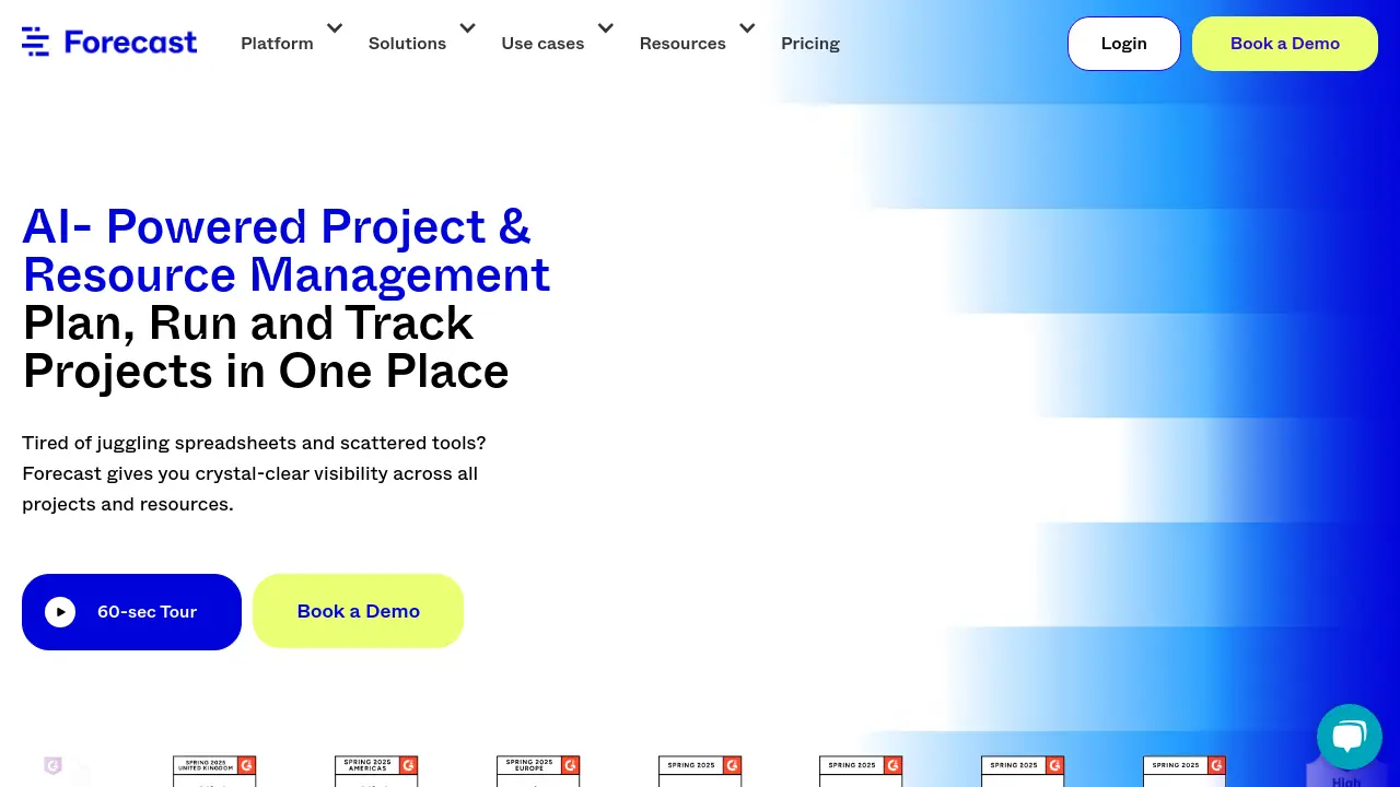 Forecast - AI- Powered Project & Resource Management Plan, Run and ...