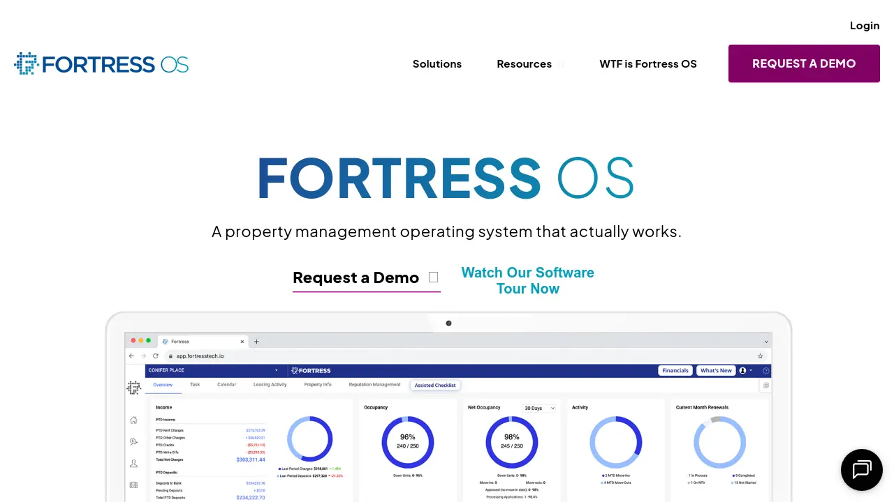 Fortress OS - Seamless, Insight-Driven Property Management Software