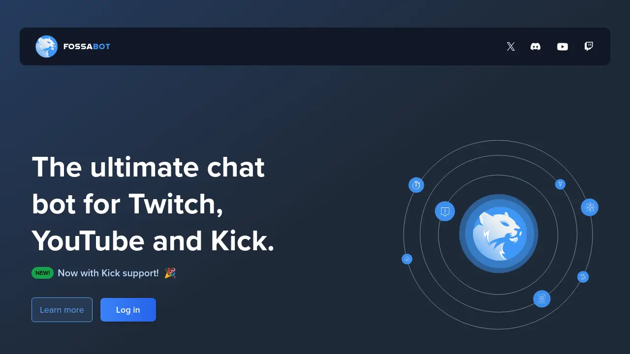Fossabot - Advanced Chat Moderation and Engagement for Streamers