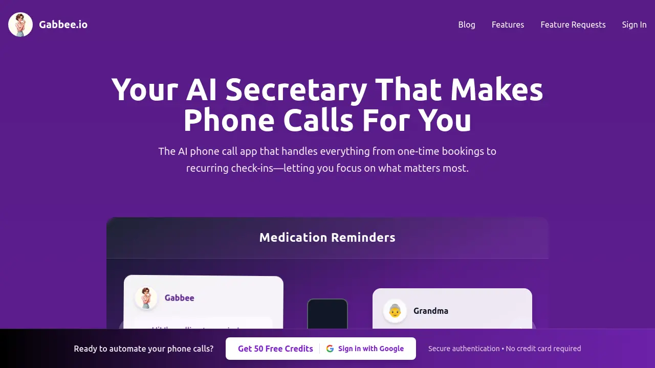 Gabbee - Your AI Secretary That Makes Phone Calls For You
