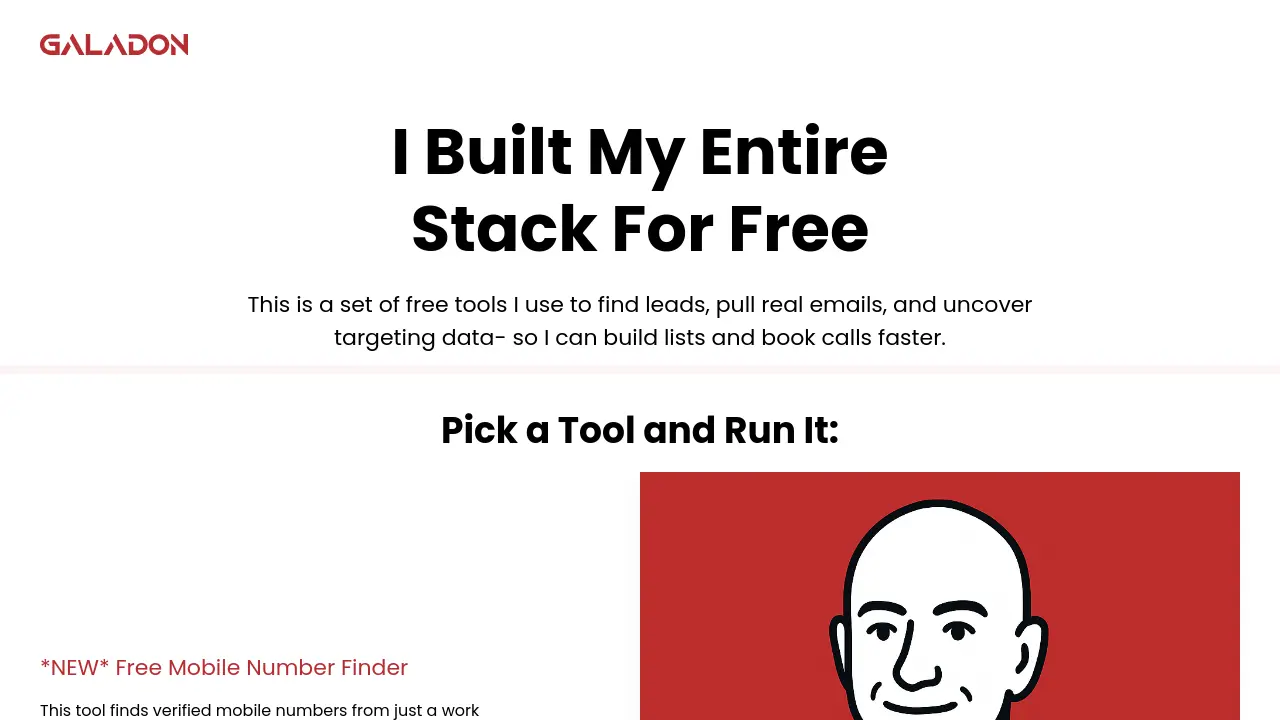 Galadon - Build Custom AI Tools with a Drag-and-Drop Interface