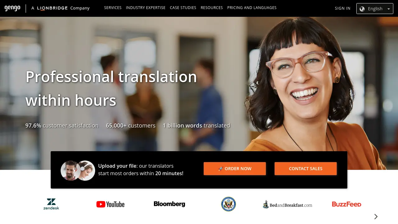 Gengo - Professional translation within hours