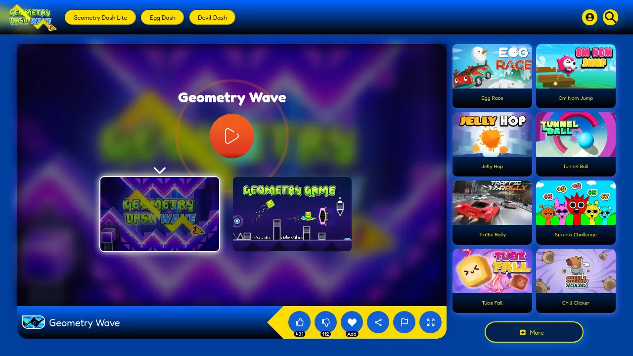 Geometry Wave - Surf through neon-drenched waves in this heart-stopping ...