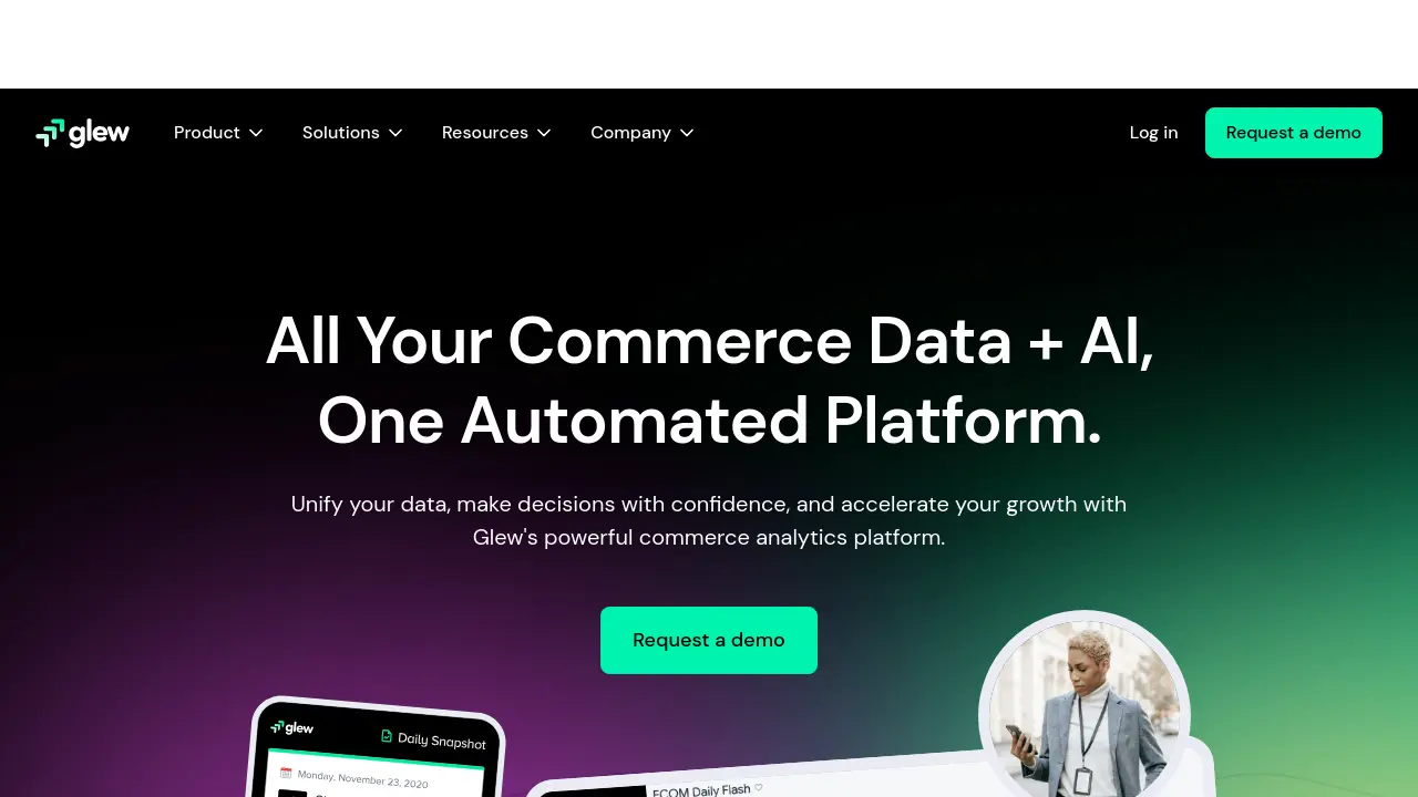 Glew - Automated Commerce Analytics and Intelligence Platform