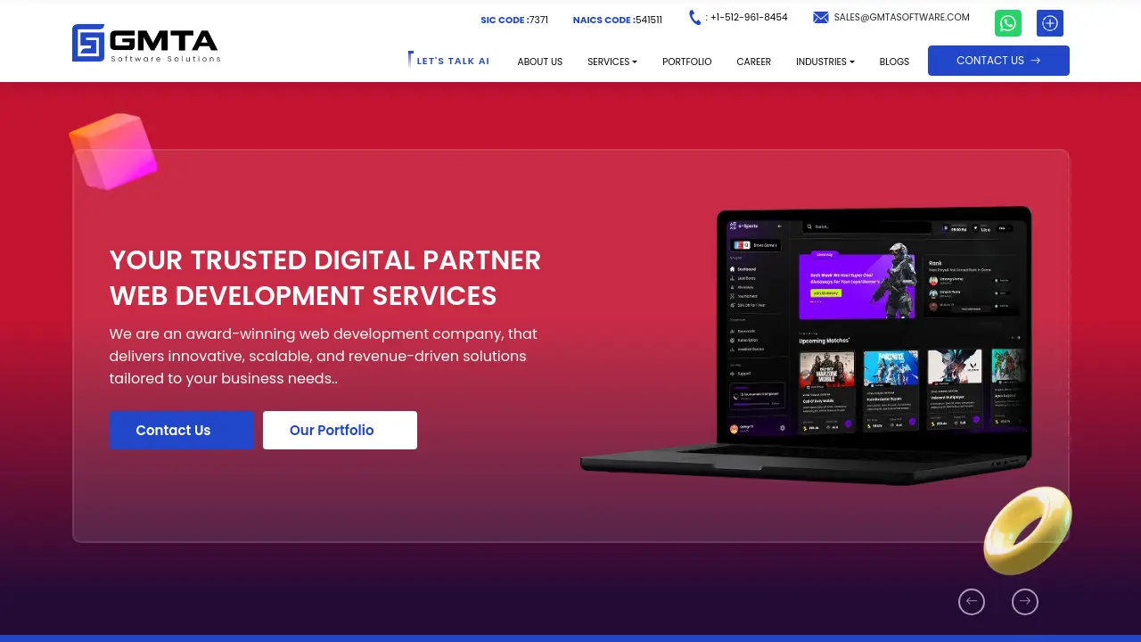 GMTA Software Solutions - AI-Powered Mobile and Web App Development for ...