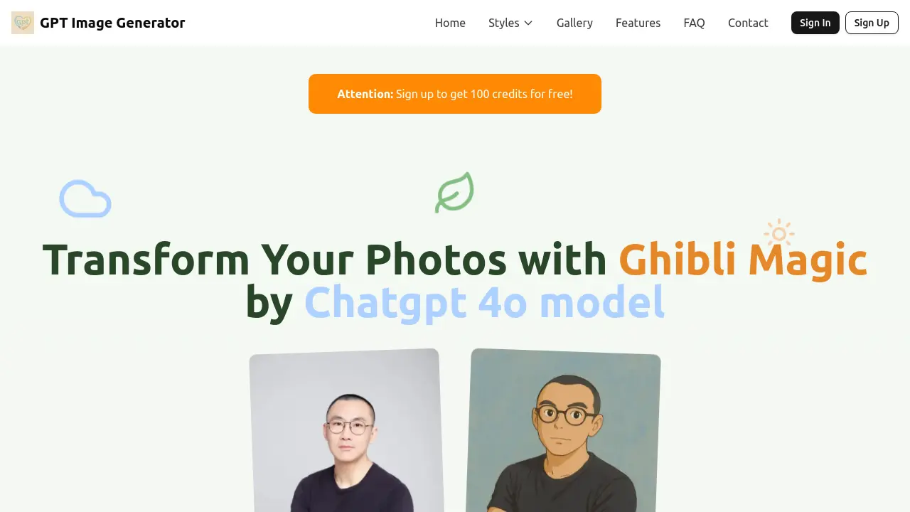 GPT Image Generator - Transform Your Photos into Magical Art with AI ...