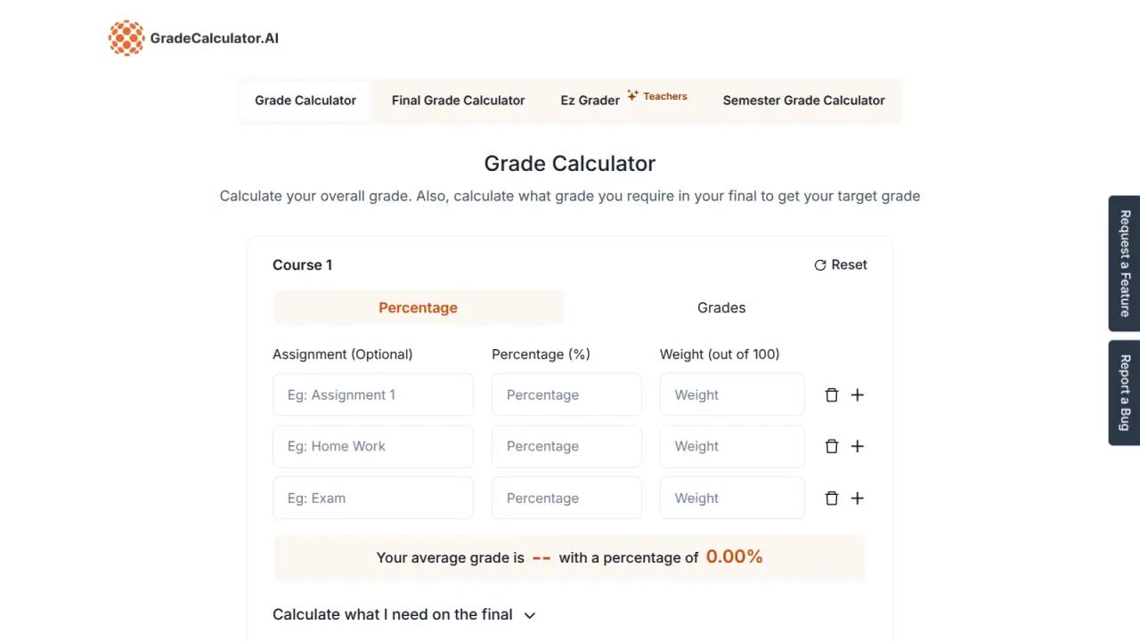Grade Calculator - Essential Tool for Academic Success
