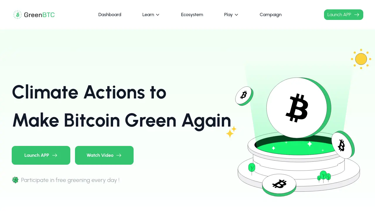 GreenBTC.Club - Gamifying Climate Action for Greener Bitcoin
