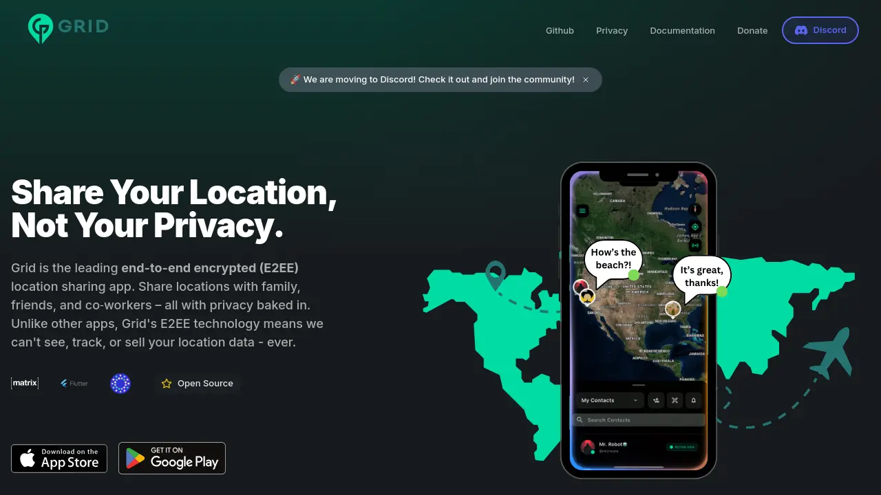 Grid - Share Your Location, Not Your Privacy