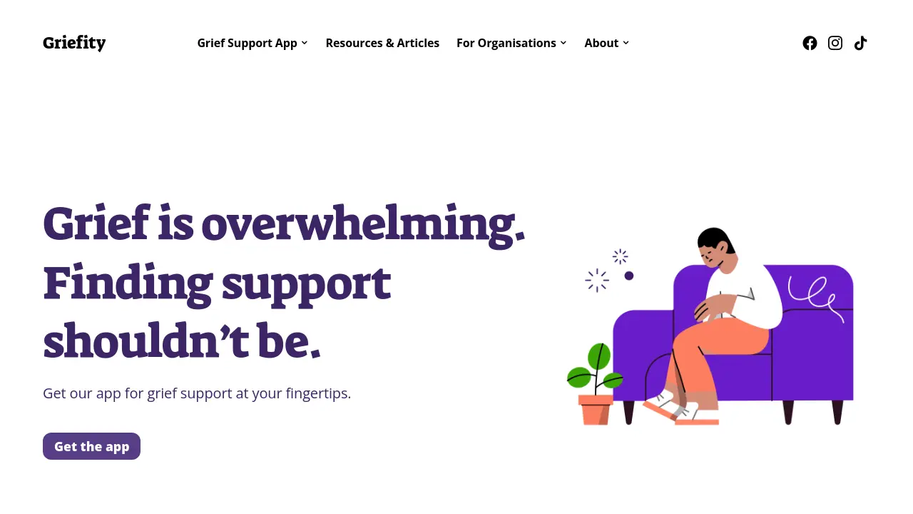 Griefity - App-Based Grief Support at Your Fingertips