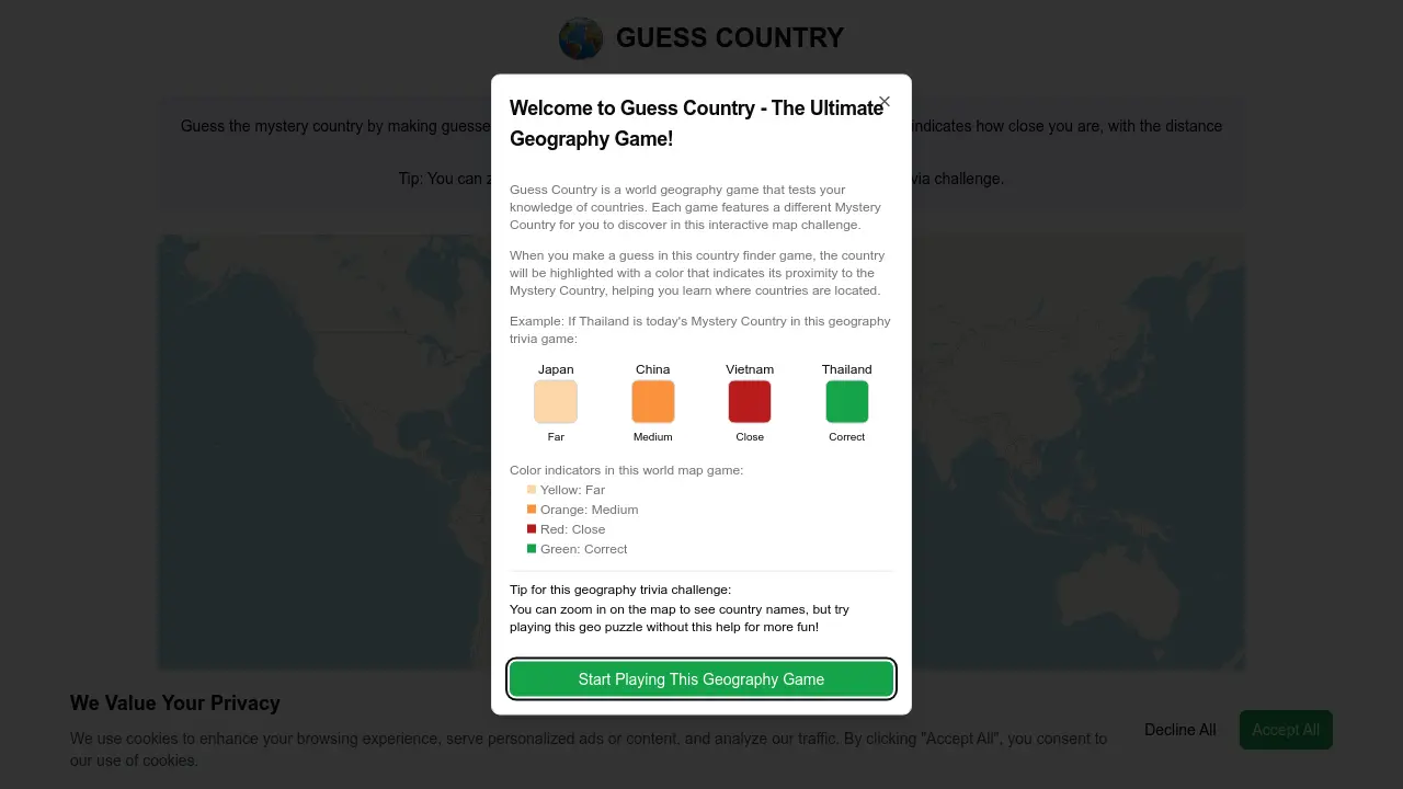 Guess Country - Interactive geography game that challenges your ...