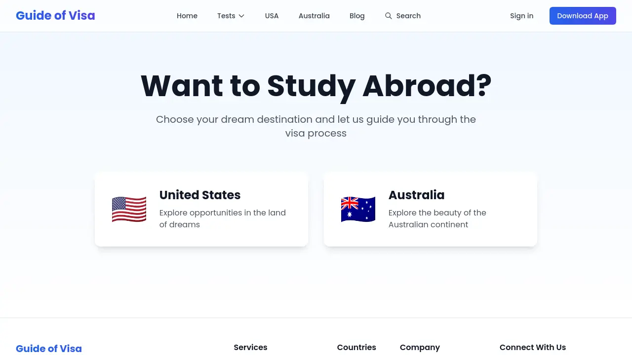 Guide of Visa - Navigate Your Educational Journey Abroad with ...