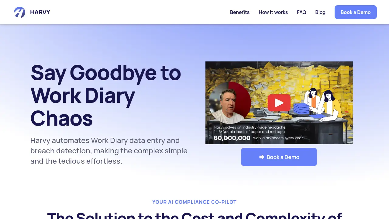 Harvy - Say Goodbye to Work Diary Chaos