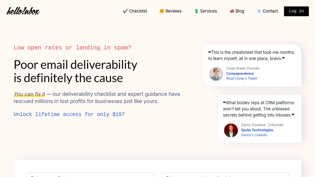 Hello Inbox - Master Your Email Deliverability with Expert Guidance and ...