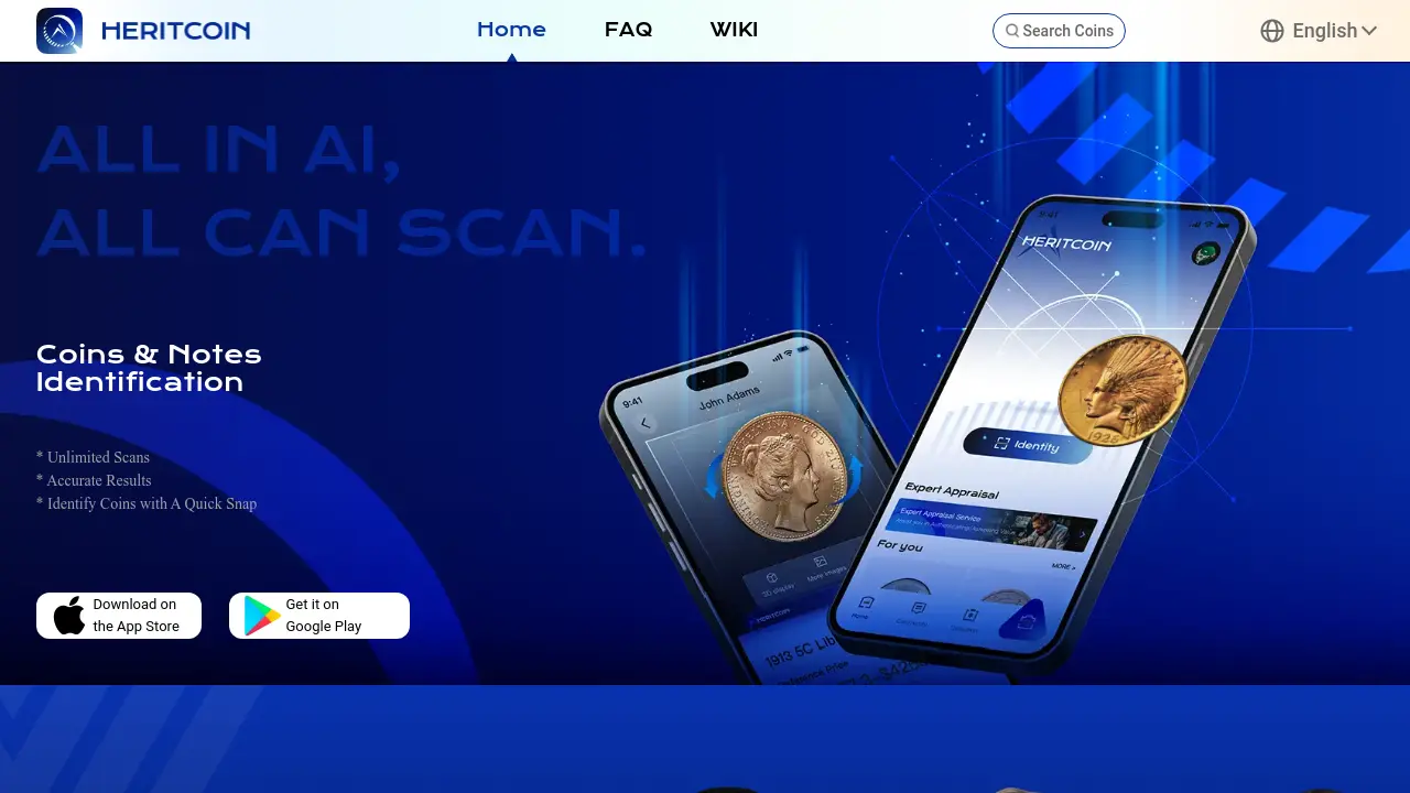Heritcoin - Coins & Notes Identification