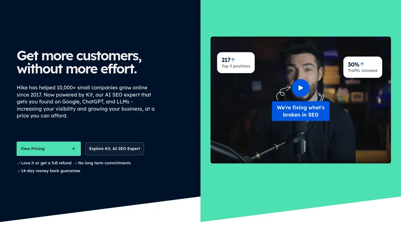 Hike - AI SEO expert that grows your business visibility on Google ...