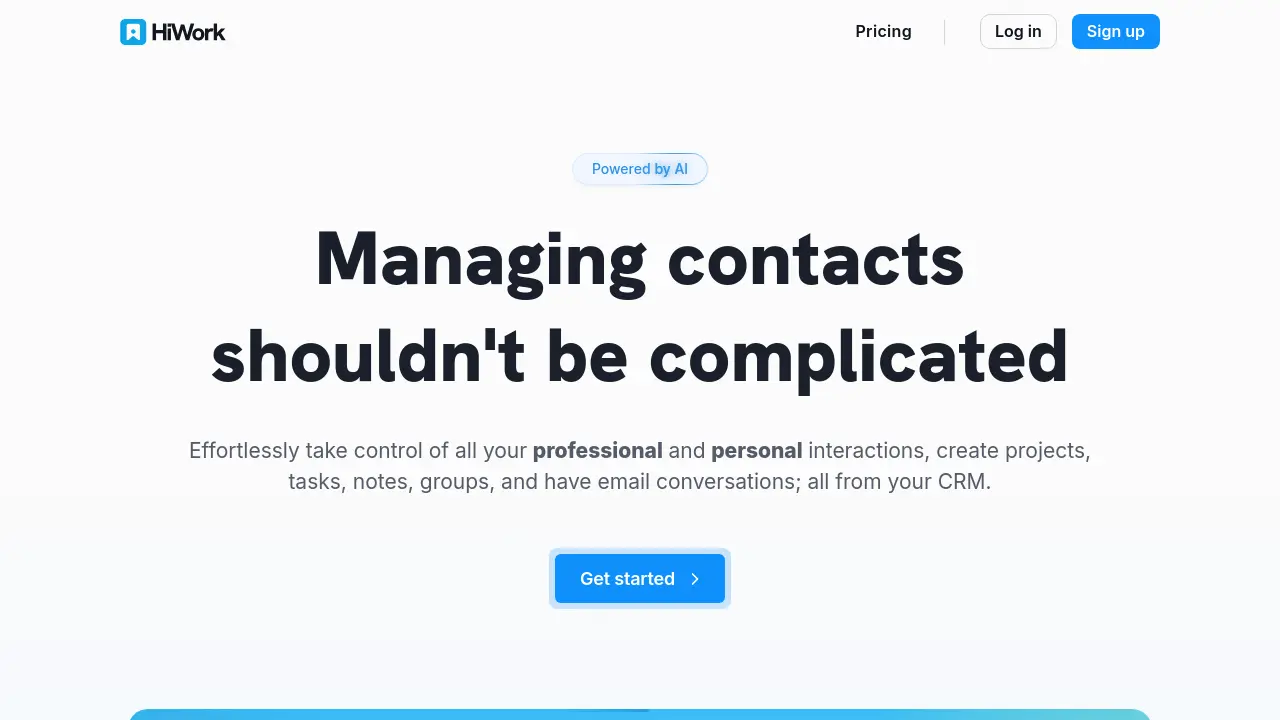 HiWork - Effortlessly Manage All Your Professional and Personal ...