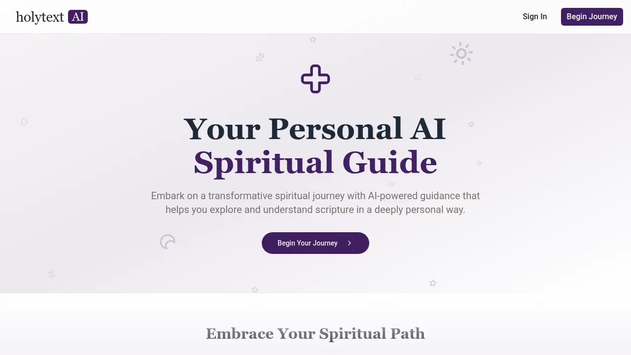 HolyText.AI - AI Generated Bible Verses Tailored To Your Needs