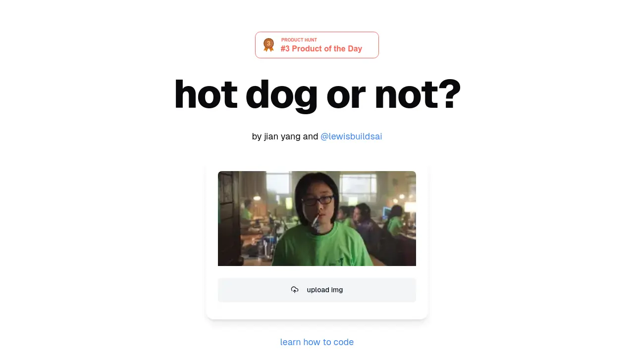 hot dog or not? - AI-Powered Hot Dog Identification