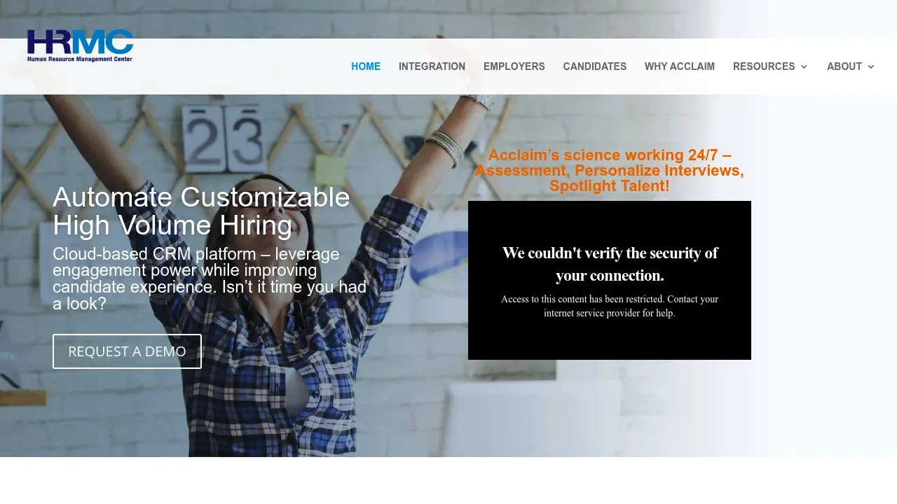 HRMC Acclaim - Automate and Personalize High Volume Hiring