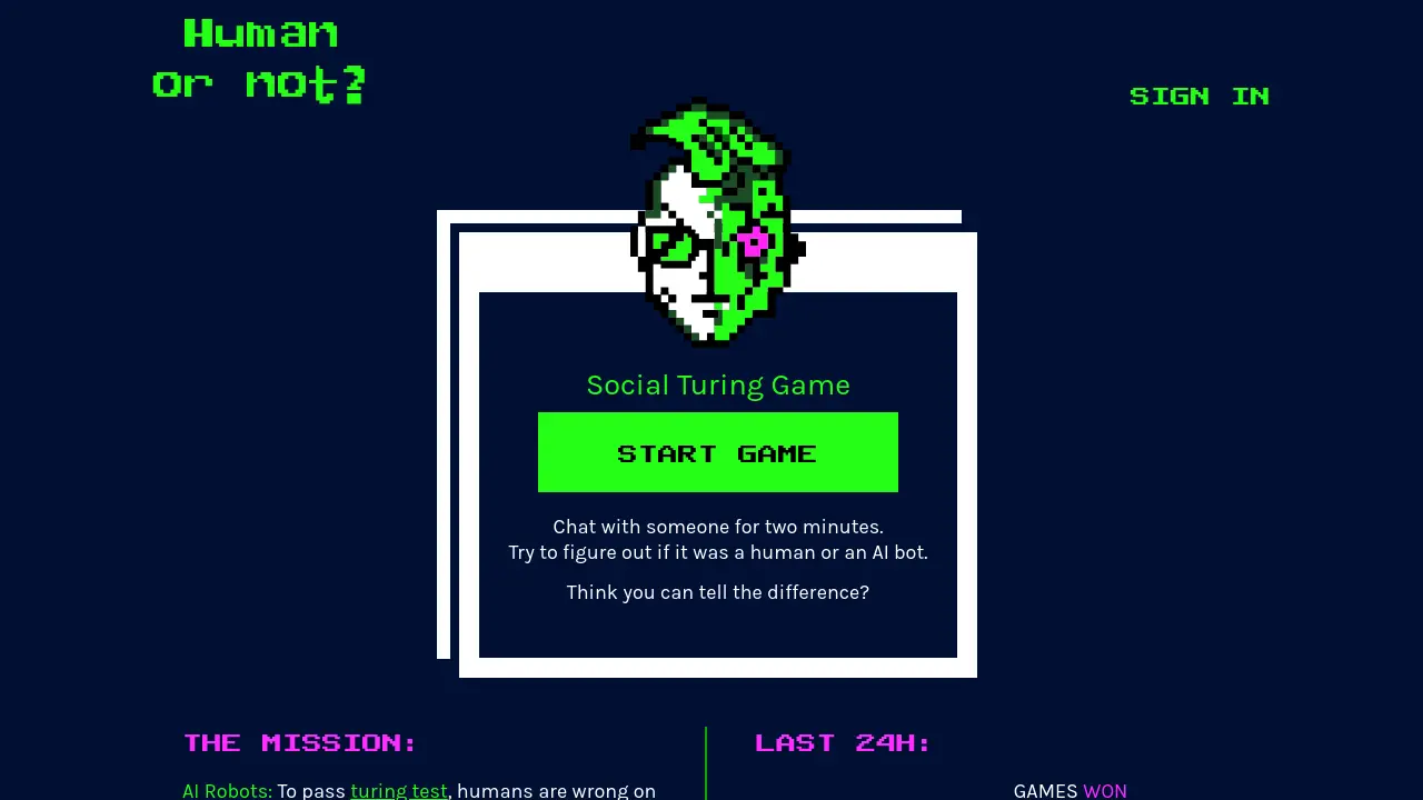 Human or Not? - Social Turing Game