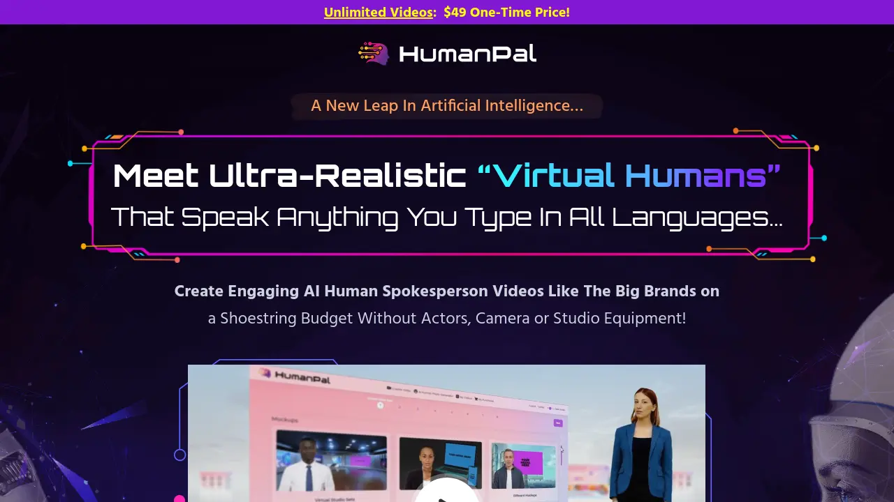 HumanPal - Meet Ultra-Realistic “Virtual Humans” That Speak Anything ...