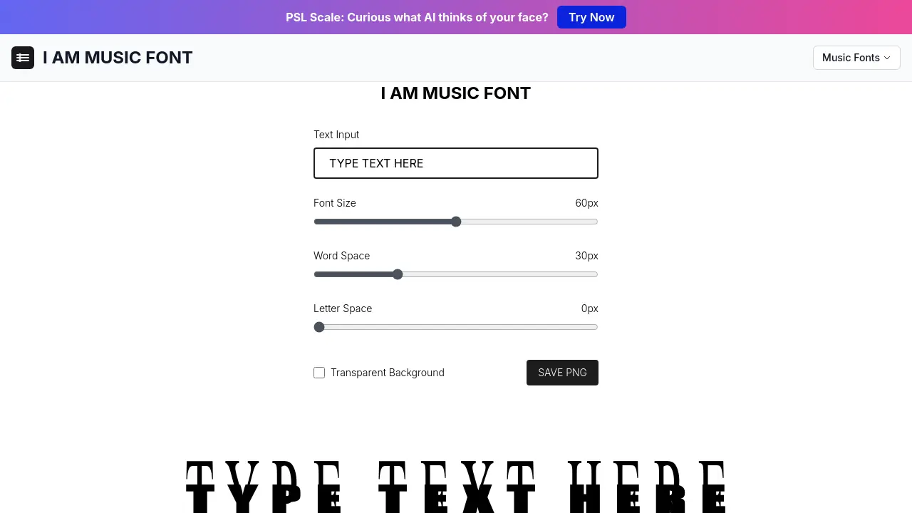 I Am Music Font - Transform text into iconic music-inspired typography ...