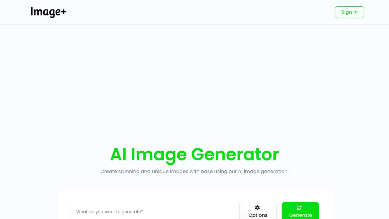 Image+ - Create stunning and unique images with ease using AI.